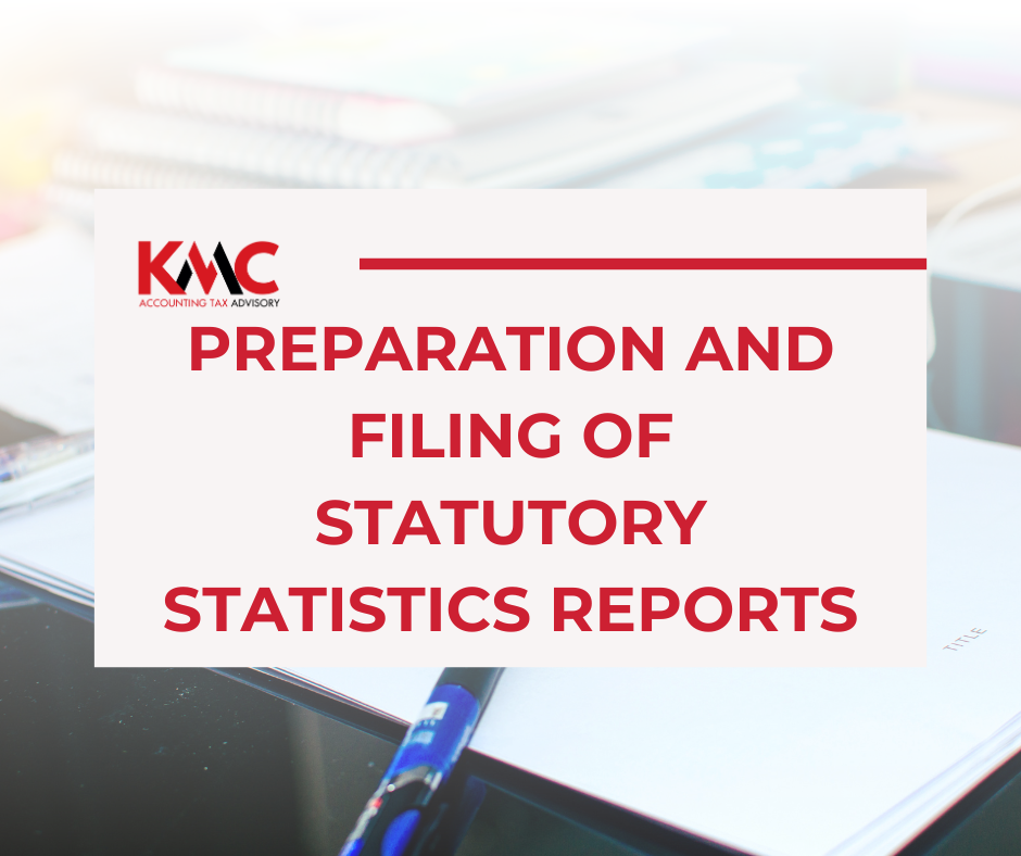 Preparation And Filing Of Statutory Statistics Reports - KMC CONSULTING ...